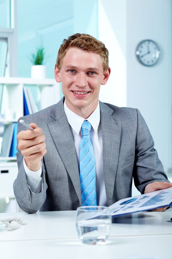 Successful boss stock photo. Image of expertise, congratulations - 9666280
