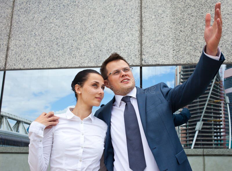 Successful business couple stock image. Image of businesswoman - 32911633