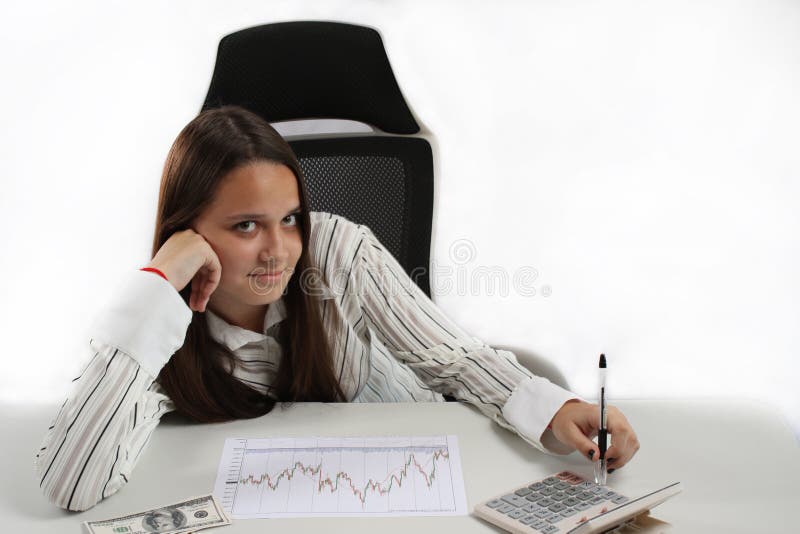 Successful business girl stock image. Image of partnership - 78929179