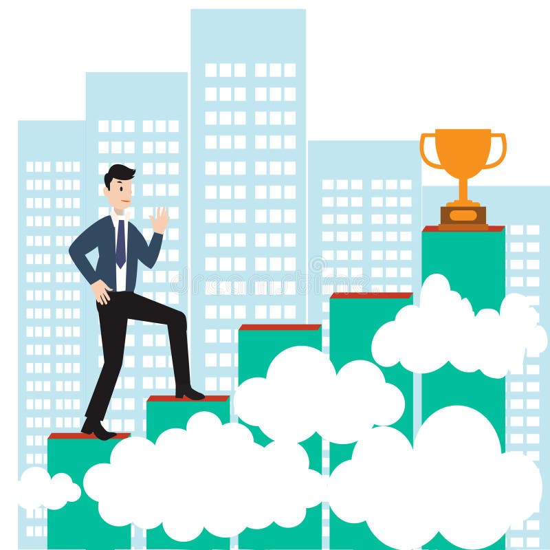 Successful Business Man Vector Art Design Stock Vector - Illustration ...