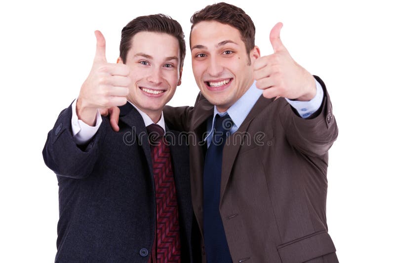 Successful business men stock image. Image of male, black - 21927503