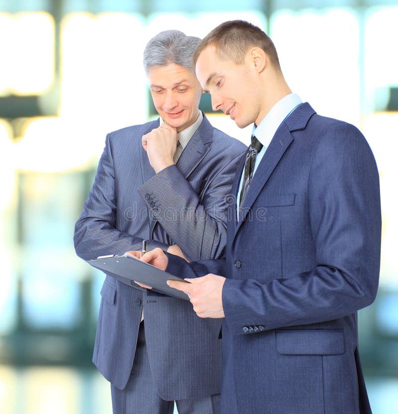 Happy Business People Talking on Meeting Stock Image - Image of desk ...