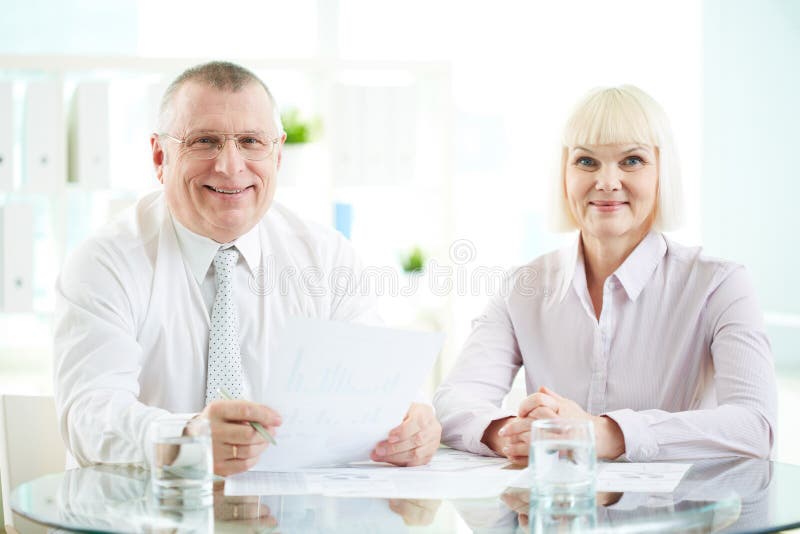 Successful Business Partners Stock Image - Image of looking, confident ...