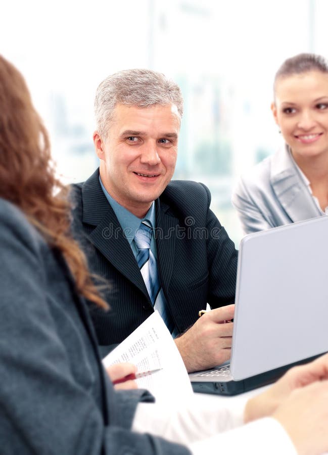 Successful business people stock image. Image of female - 17198169