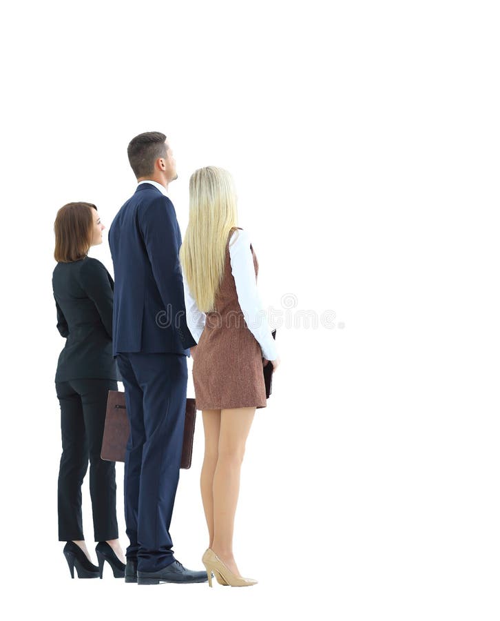 Successful Business People Looking Happy and Confident. Back Sid Stock ...