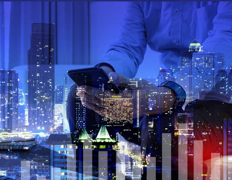 Successful Business People Working Business People.Lighting Colo Stock ...