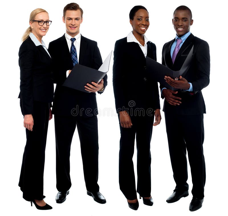 Successful Business Team Discussing Operations Stock Photo - Image of ...