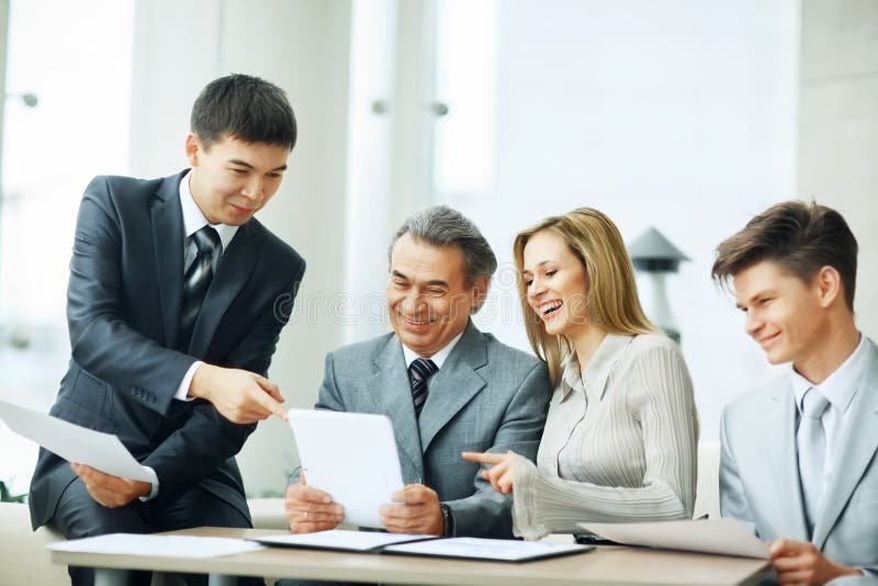 Successful Business Team Discussing the Plan Stock Photo - Image of ...