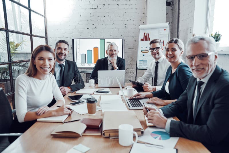 Successful business team stock image. Image of looking - 165022881