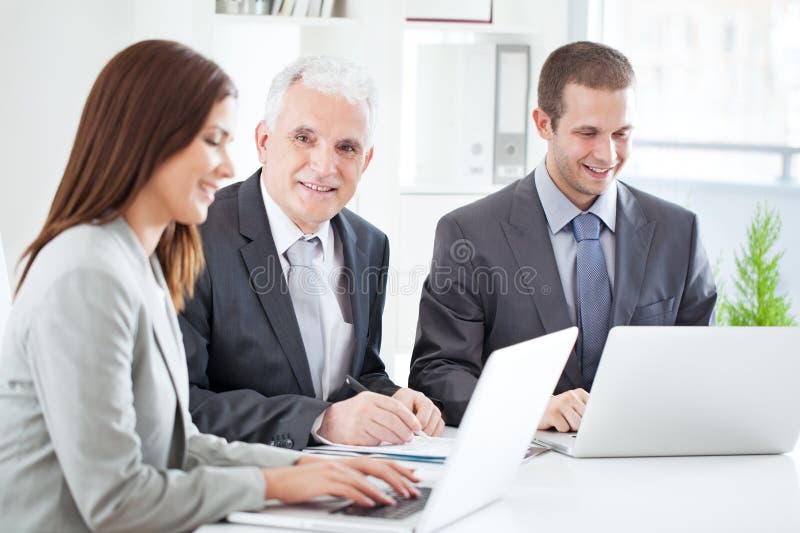 Successful Business Team stock image. Image of cheerful - 30914843