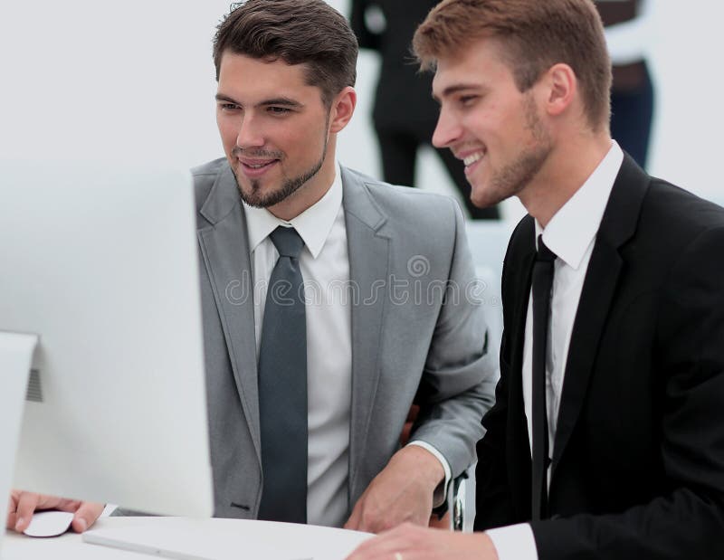 Two Successful Business People Stock Image - Image of colleagues ...
