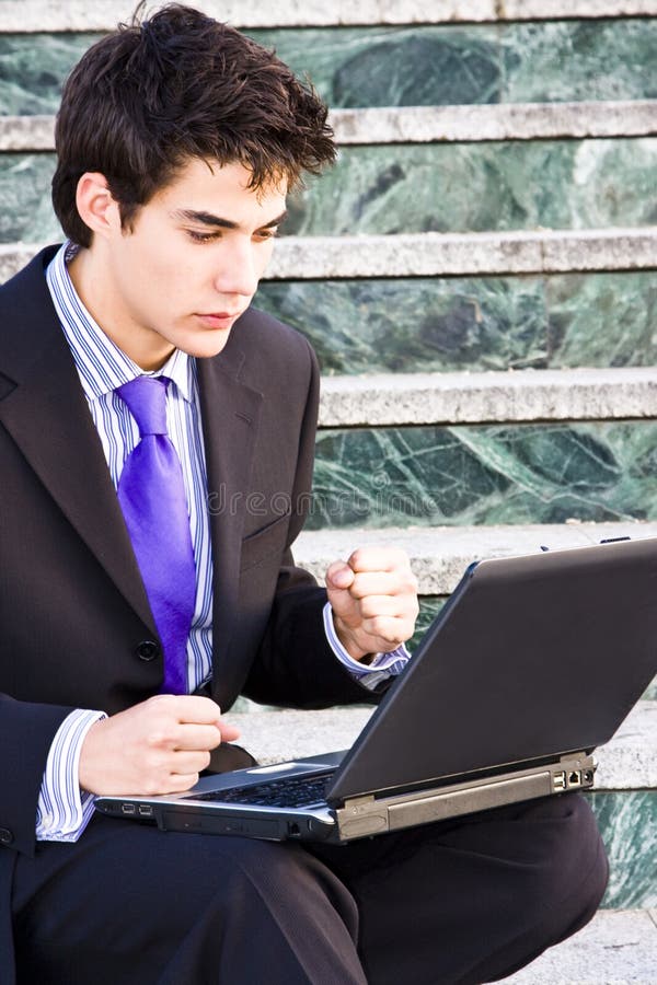 Successful businessman stock photo. Image of celebration - 4692152