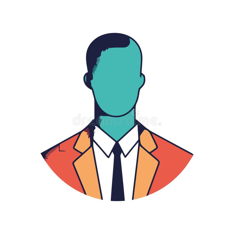 Successful Businessman Avatar Professional Occupation Stock Vector ...