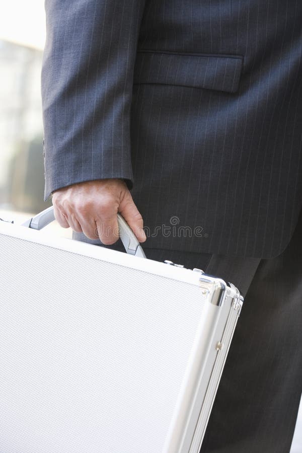Successful Businessman Carrying Briefcase Stock Image - Image of ...