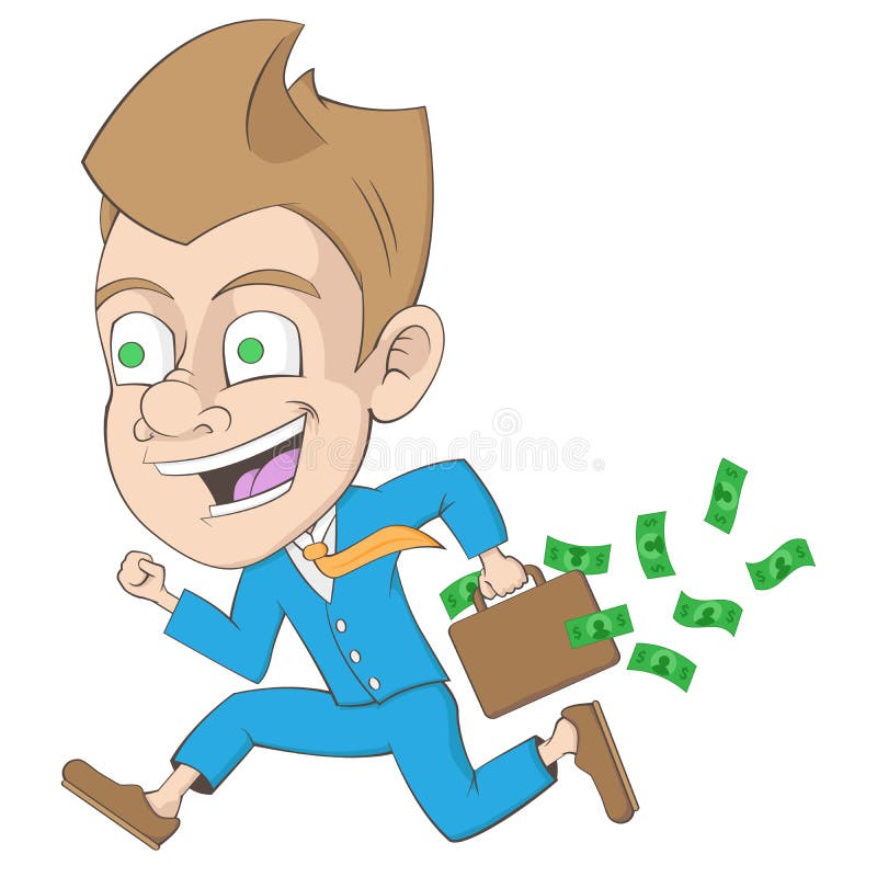 Cartoon Running Money Stock Illustrations – 3,328 Cartoon Running Money ...