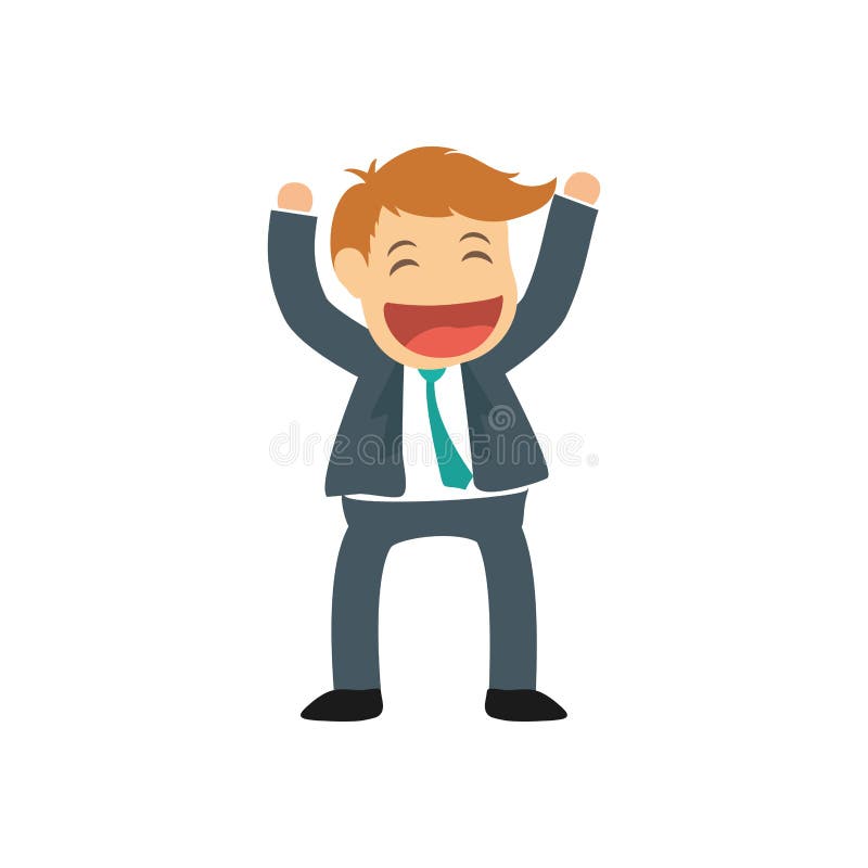 Successful Businessman Cartoon Stock Illustration - Illustration of ...