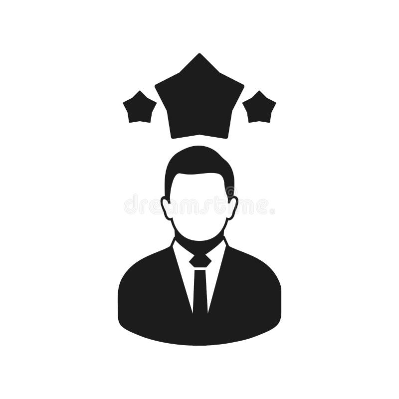 Successful Businessman Icon. Stock Vector - Illustration of vector ...