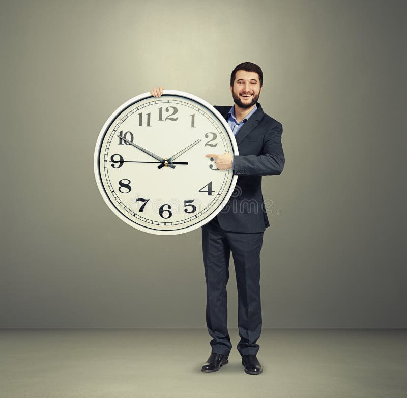 Successful Businessman Pointing Stock Photo - Image of pointing ...