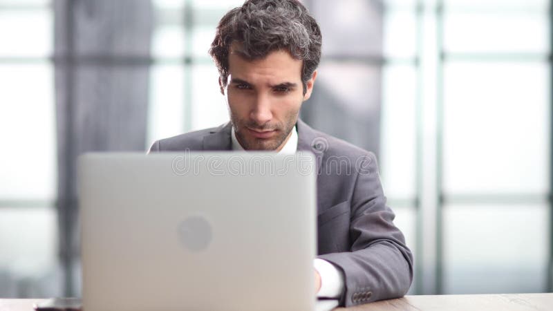 Successful Businessman Working Inside Office, Man in Business Suit ...