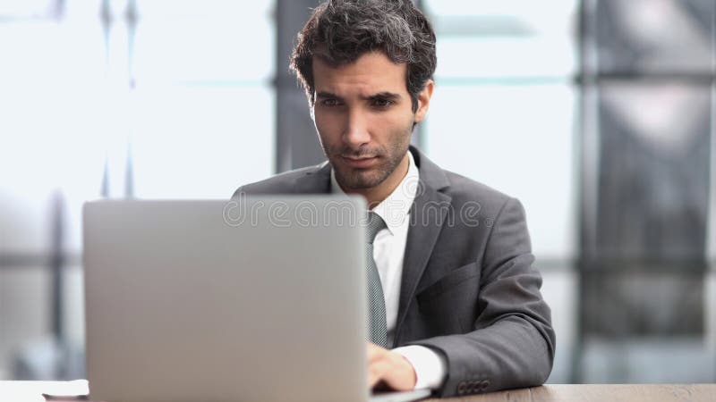 Successful Businessman Working Inside Office, Man in Business Suit ...