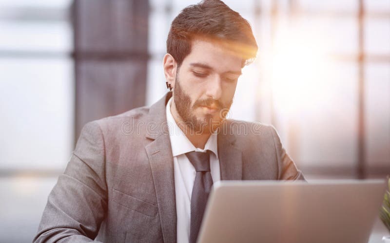 Successful Businessman Working Inside Office, Man in Business Suit ...