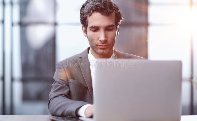 Successful Businessman Working Inside Office, Man in Business Suit ...