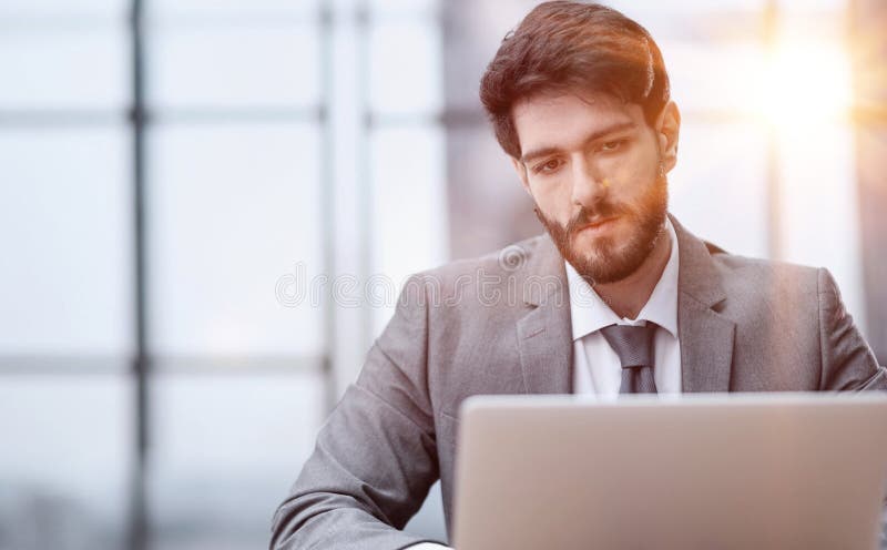 Successful Businessman Working Inside Office, Man in Business Suit ...