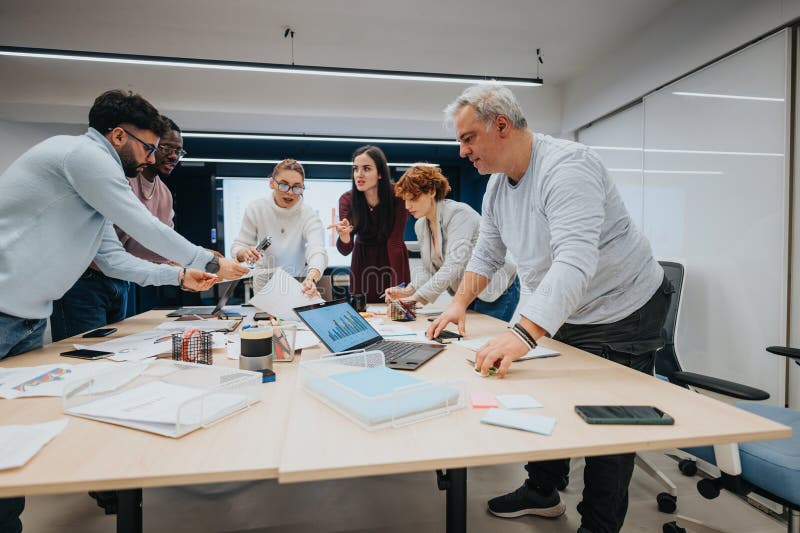 Successful Businesspeople Attending a Dynamic Workshop on Strategic ...