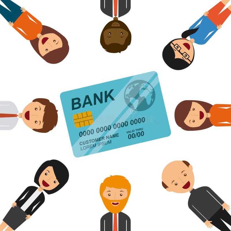 Successful Businesspeople Character Isolated Icon Design Stock ...