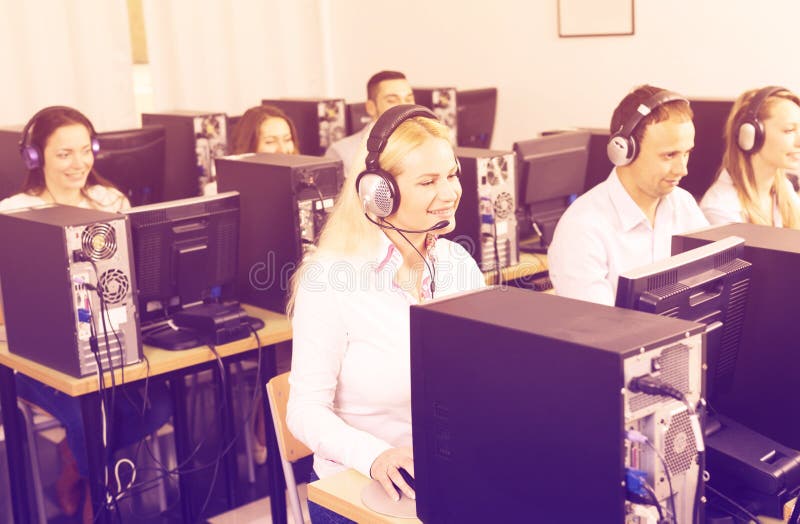Successful call center stock photo. Image of calls, help - 87274282