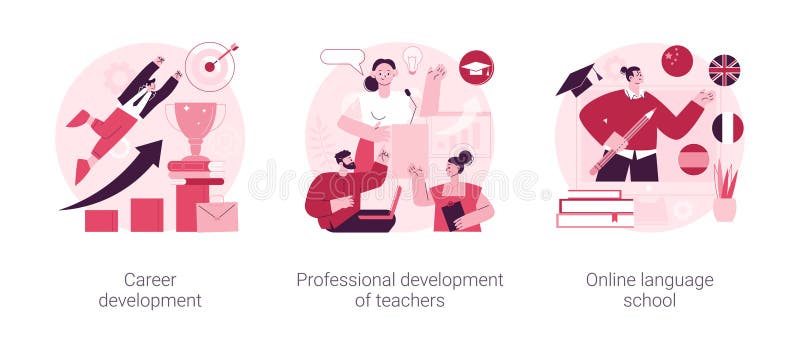 Successful Career Path Abstract Concept Vector Illustrations. Stock ...