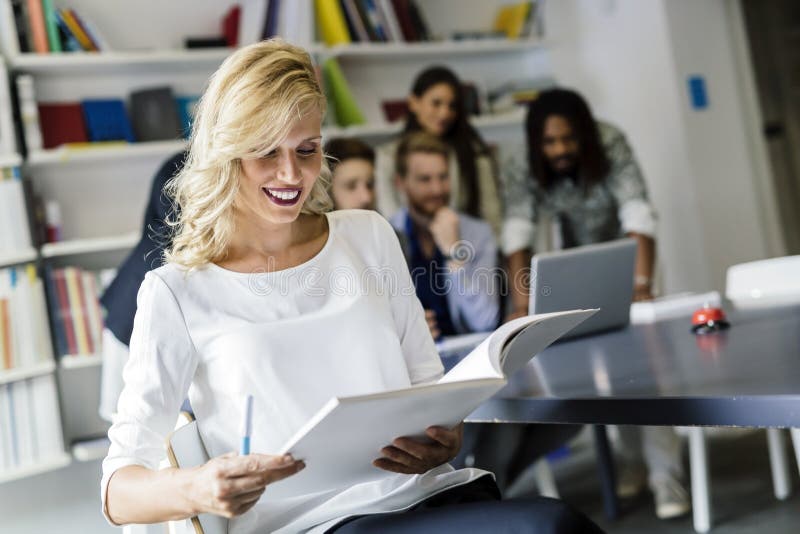 Successful Ceo Representing Company Stock Photo - Image of happy ...