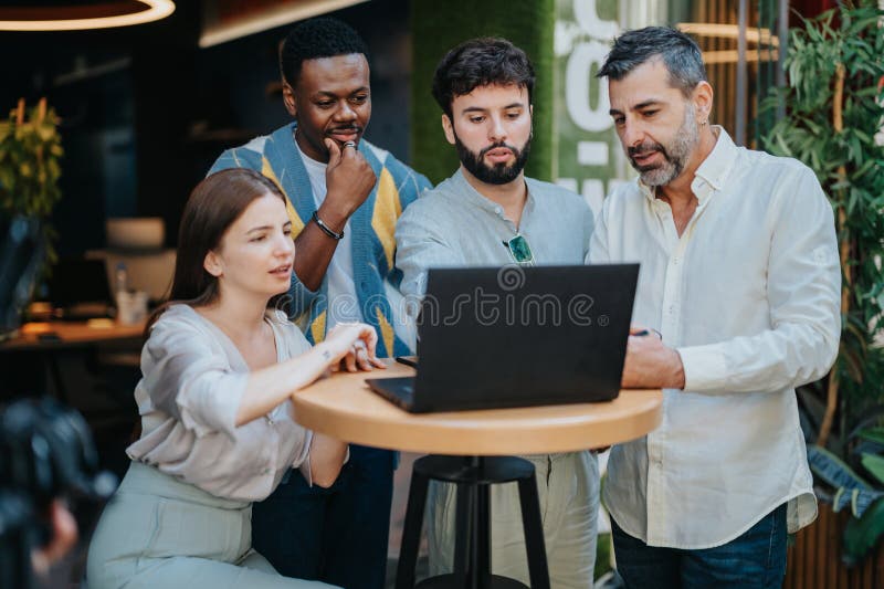 Successful Collaboration in a Urban Setting: Business People Sharing ...