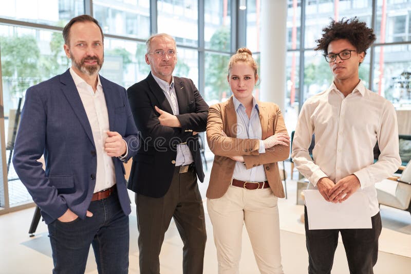 Successful and Competent Business Team in the Office Stock Photo ...
