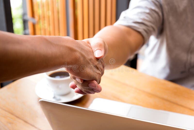 Successful Concept Business People Hand Shaking Hands Stock Image ...
