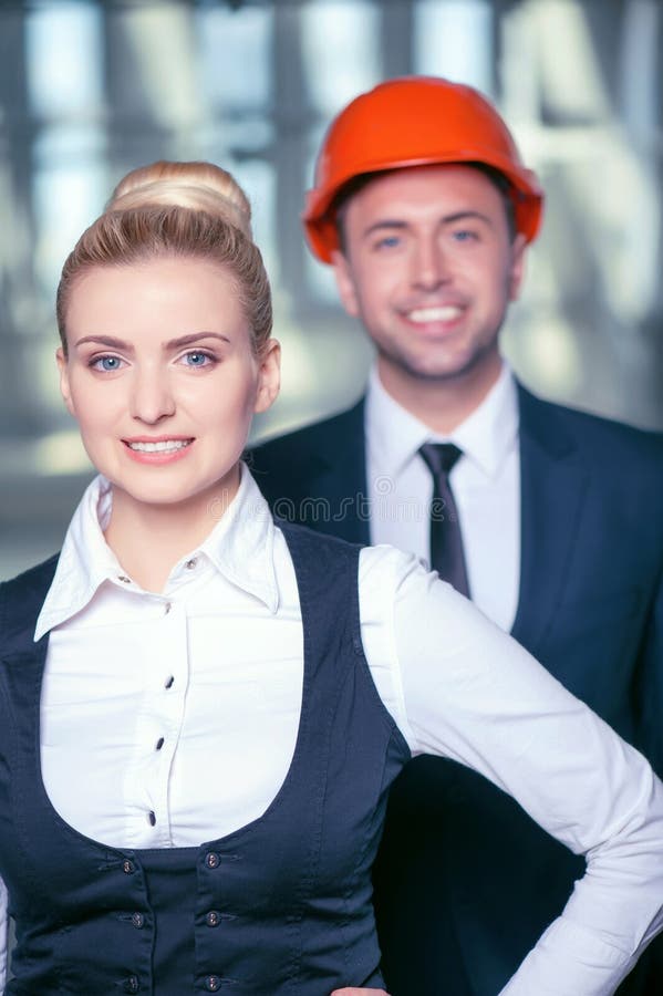 Successful Construction Team is Working on a New Stock Photo - Image of ...