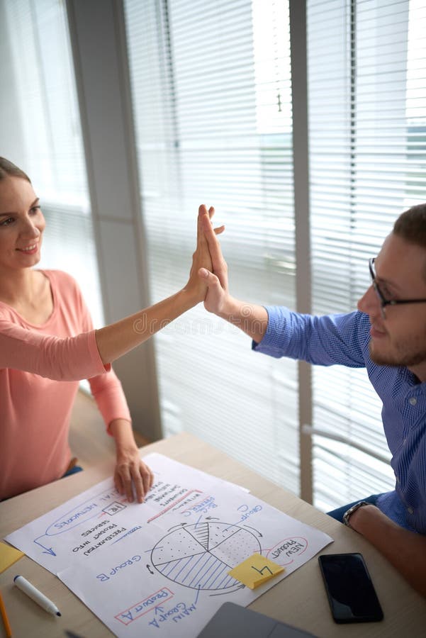 Successful coworkers stock photo. Image of hands, partner - 120525886