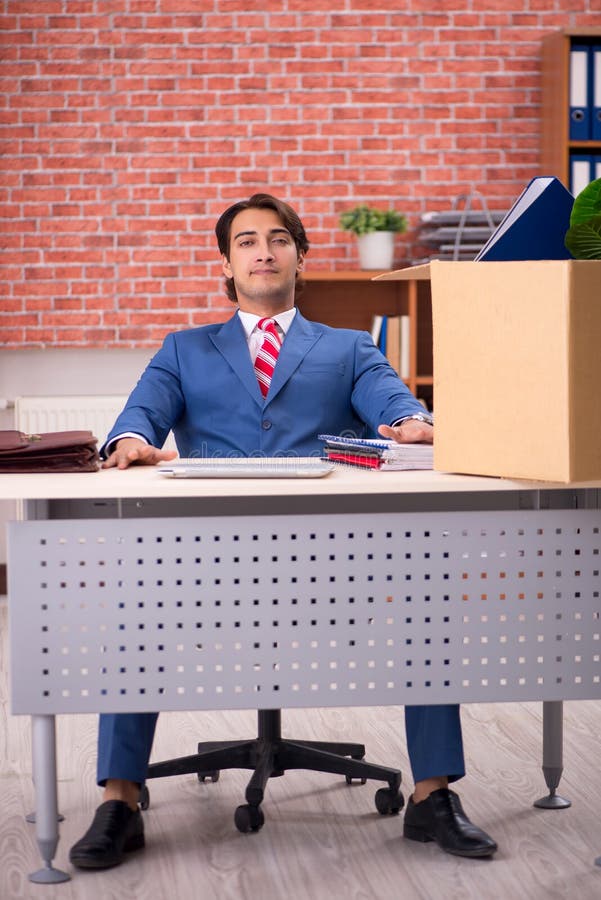 The Successful Employee Getting New Job Position Stock Photo - Image of ...