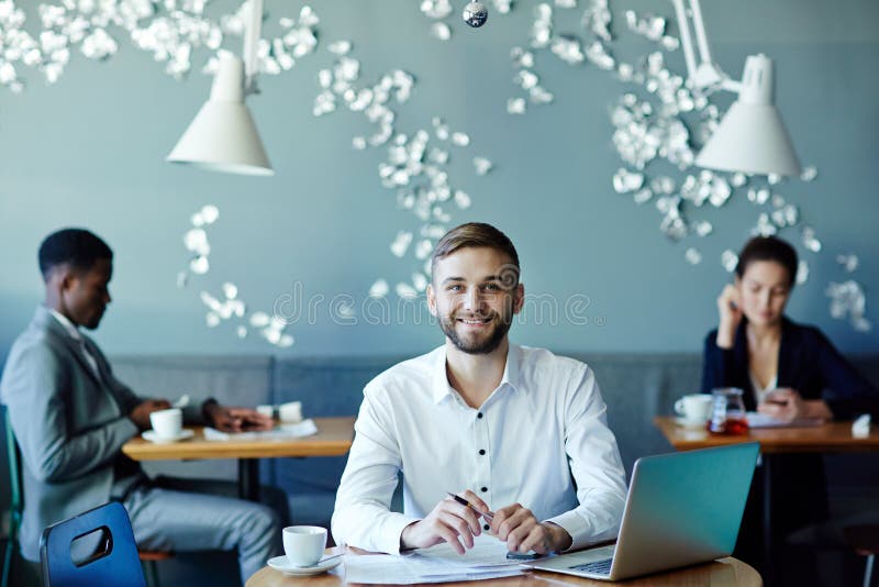 Successful employee stock image. Image of expression - 31599767