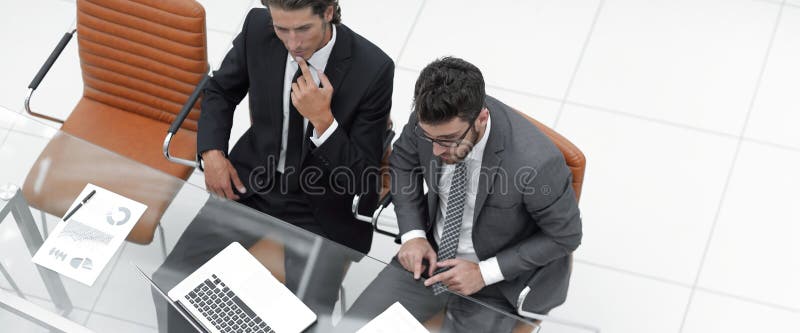 Successful Employees Discussing Important Issues Stock Photo - Image of ...
