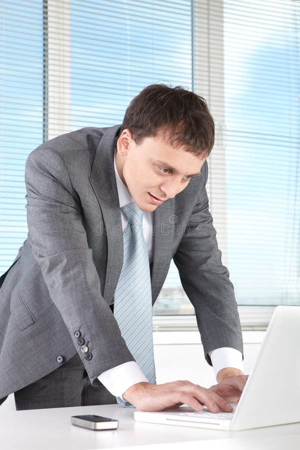 Successful employer stock photo. Image of employer, attractive - 20682514