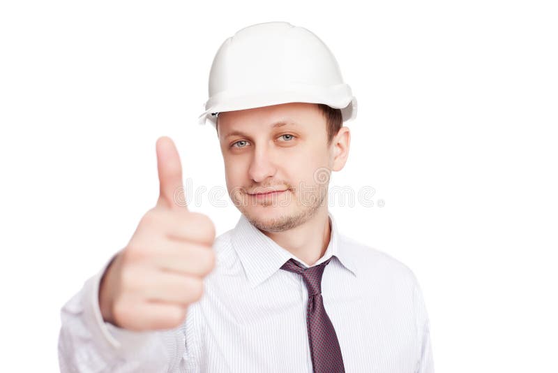 Successful engineer stock image. Image of construction - 25750279