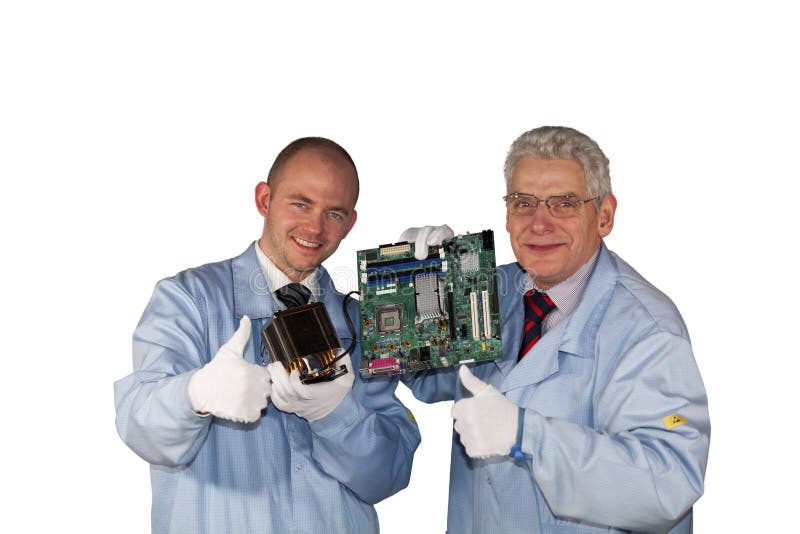 Successful it - engineers stock photo. Image of discharge - 18186186