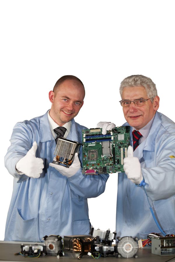 Successful it - engineers stock image. Image of board - 18186217