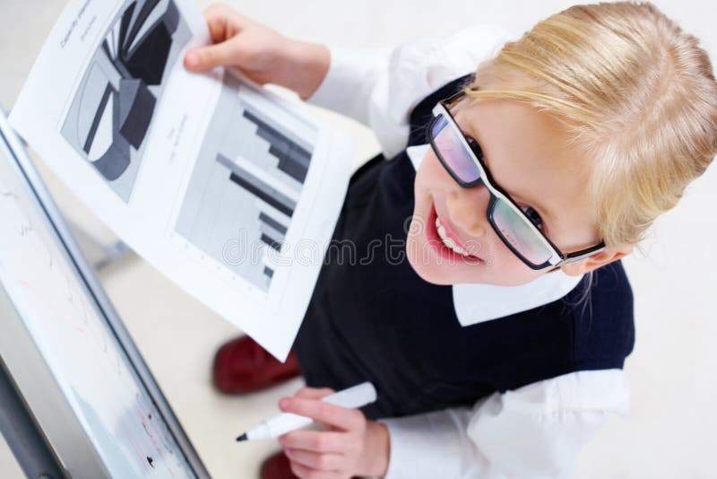 Successful girl stock image. Image of executive, eyeglasses - 15872611