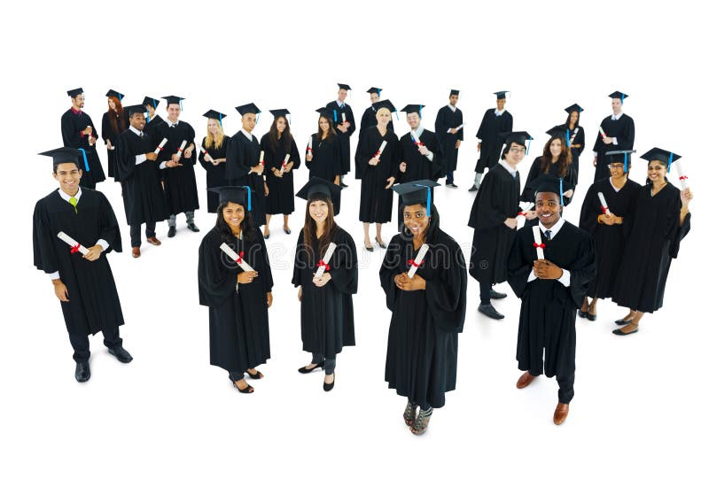 Successful Graduation Achievement Celebration Concept Stock Photo ...