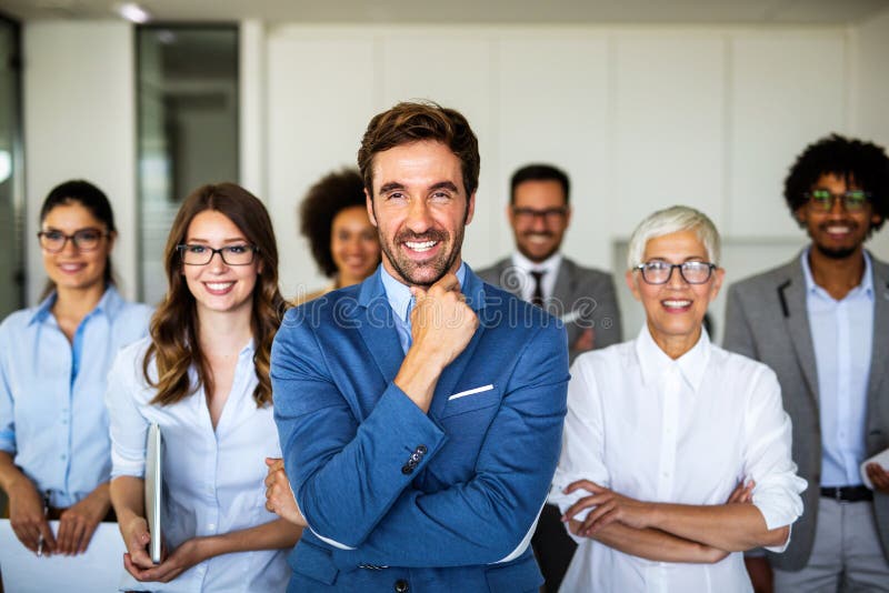 Success Group Of Multiethnic Entrepreneurs And Business People