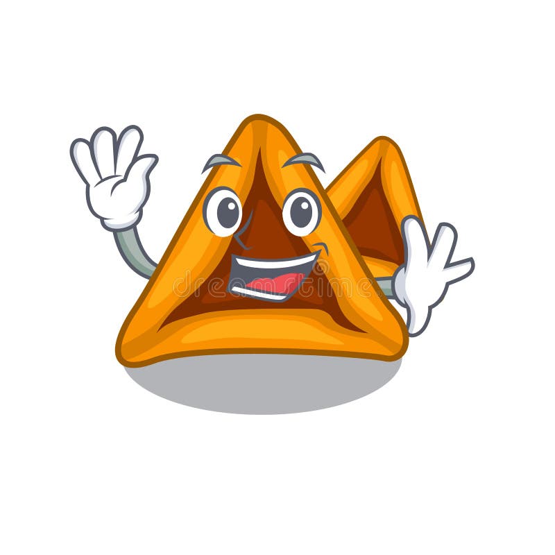 Successful Hamantaschen Cookies with the Cartoon Shape Stock Vector ...