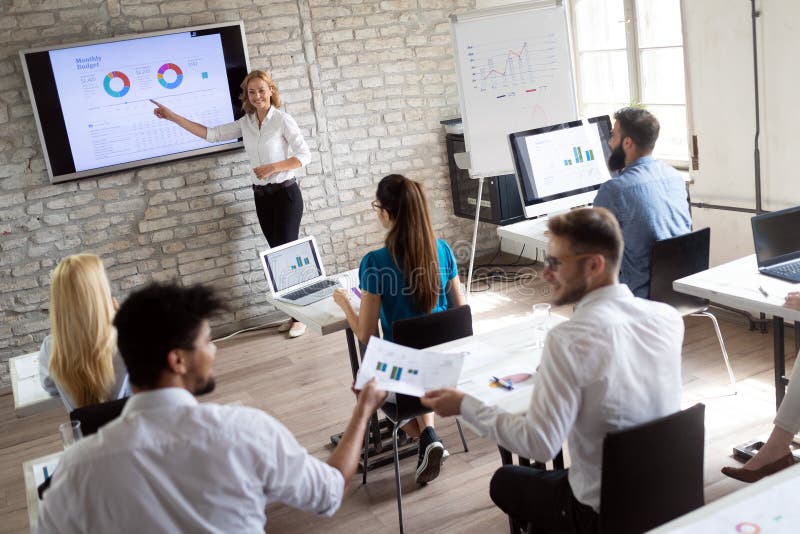 Successful Happy Group of People Learning Software Engineering and ...