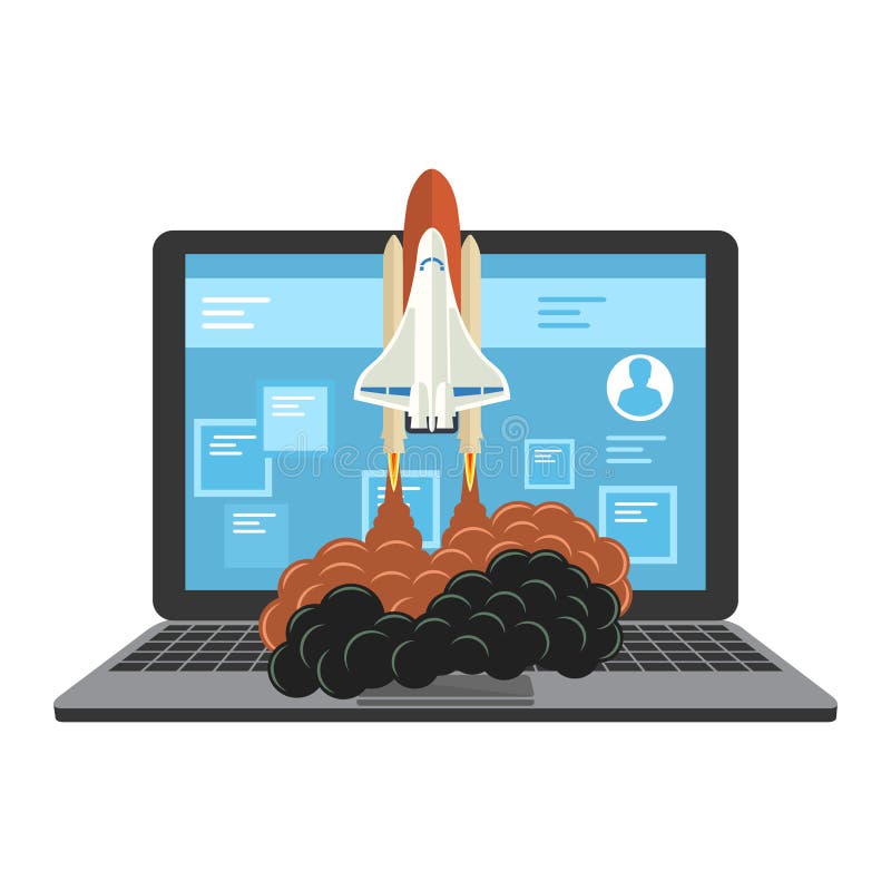 Successful Launch of Startup Stock Vector - Illustration of artwork ... Successful Launch of Startup Stock Vector - Illustration of artwork ...